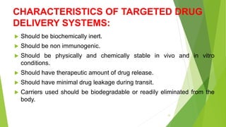 Modified release drug products, Targeted Drug Delivery Systems and ...