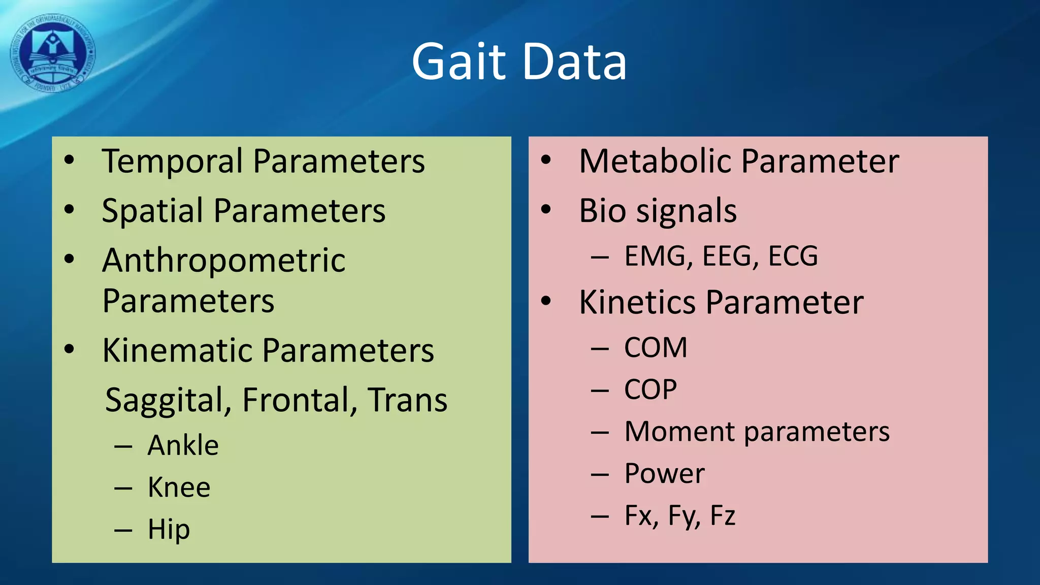 Research Methodology in Gait Analysis | PDF