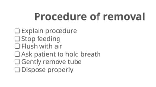 Comprehensive Guide to Nasogastric (NG) Tube Insertion and Removal ...