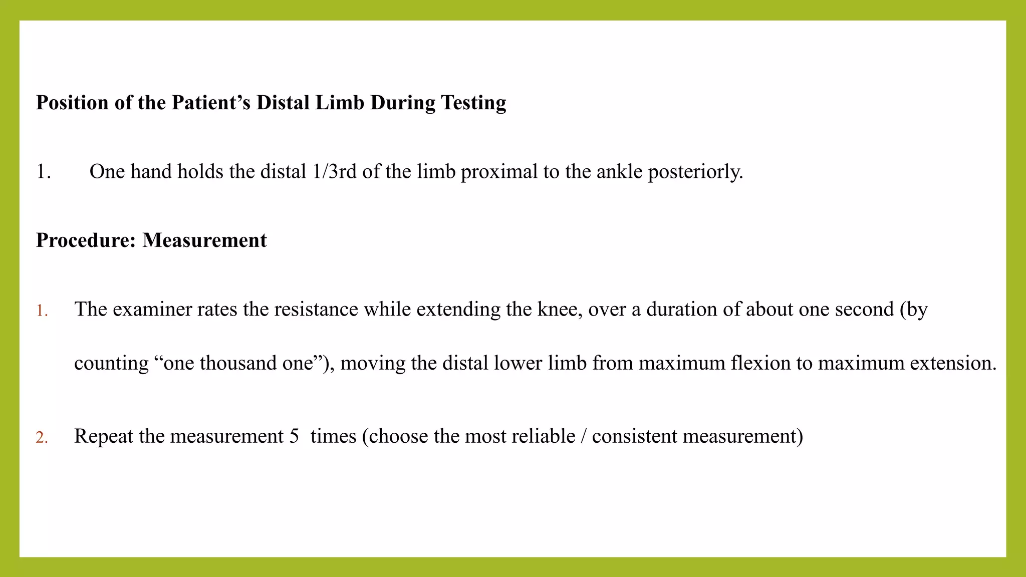 Modified ashworth scale application | PDF