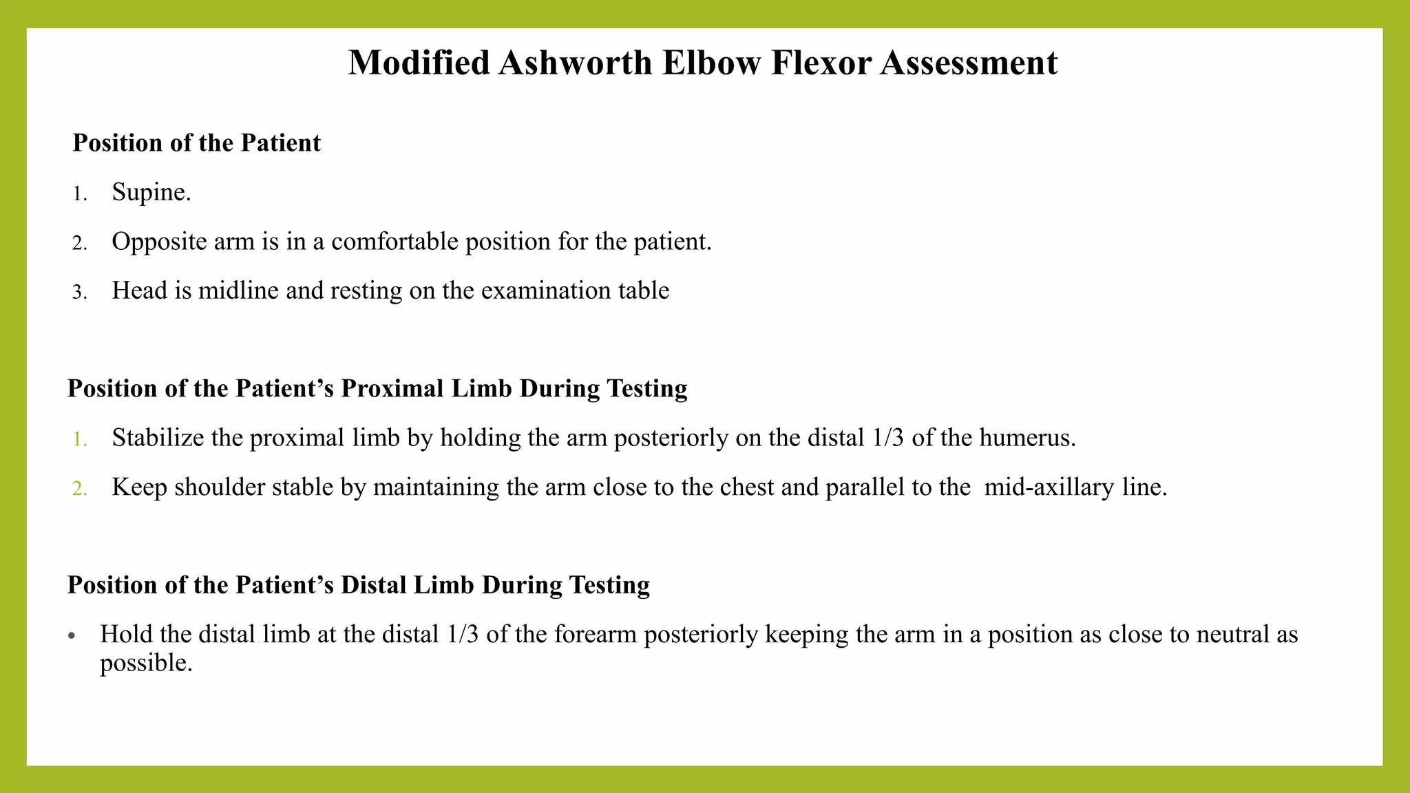 Modified ashworth scale application | PDF