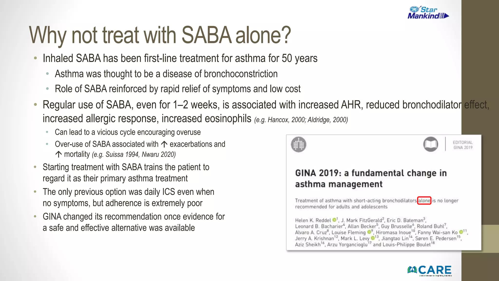 Latest GINA guidelines for Asthma & COVID | PPTX