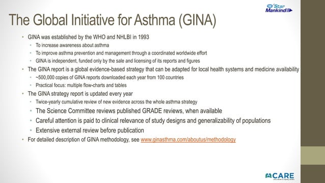 Latest GINA guidelines for Asthma & COVID | PPTX | Lung and Respiratory ...