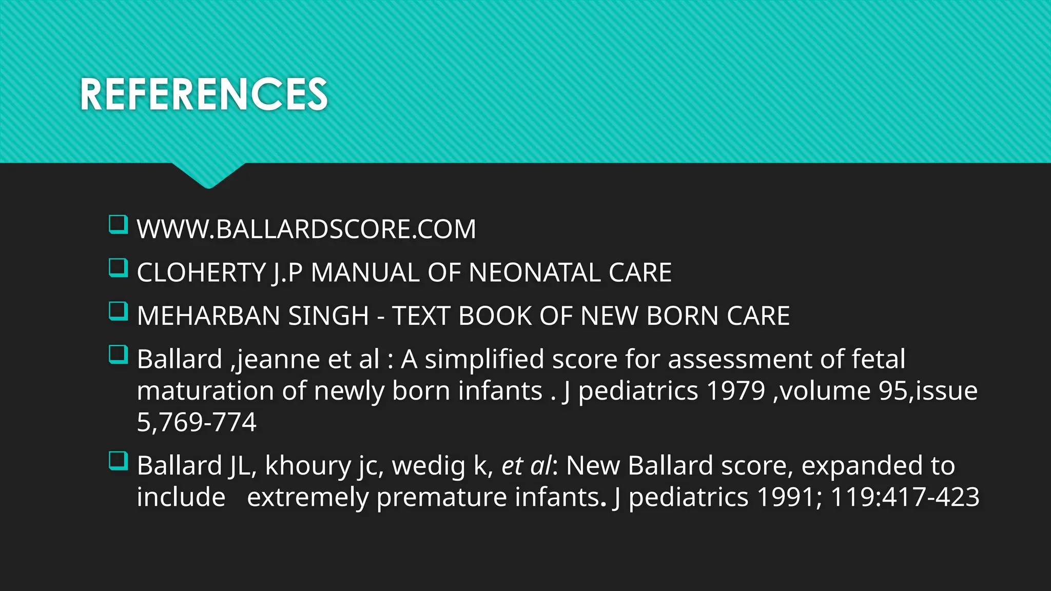 Modified Ballard score and newborn maturity | PPTX