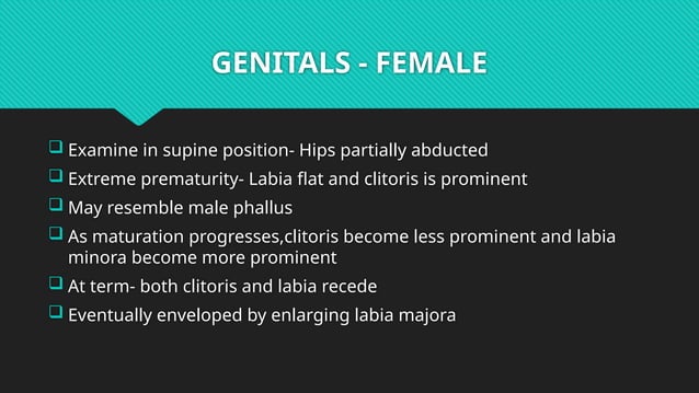 Modified Ballard score and newborn maturity | PPT