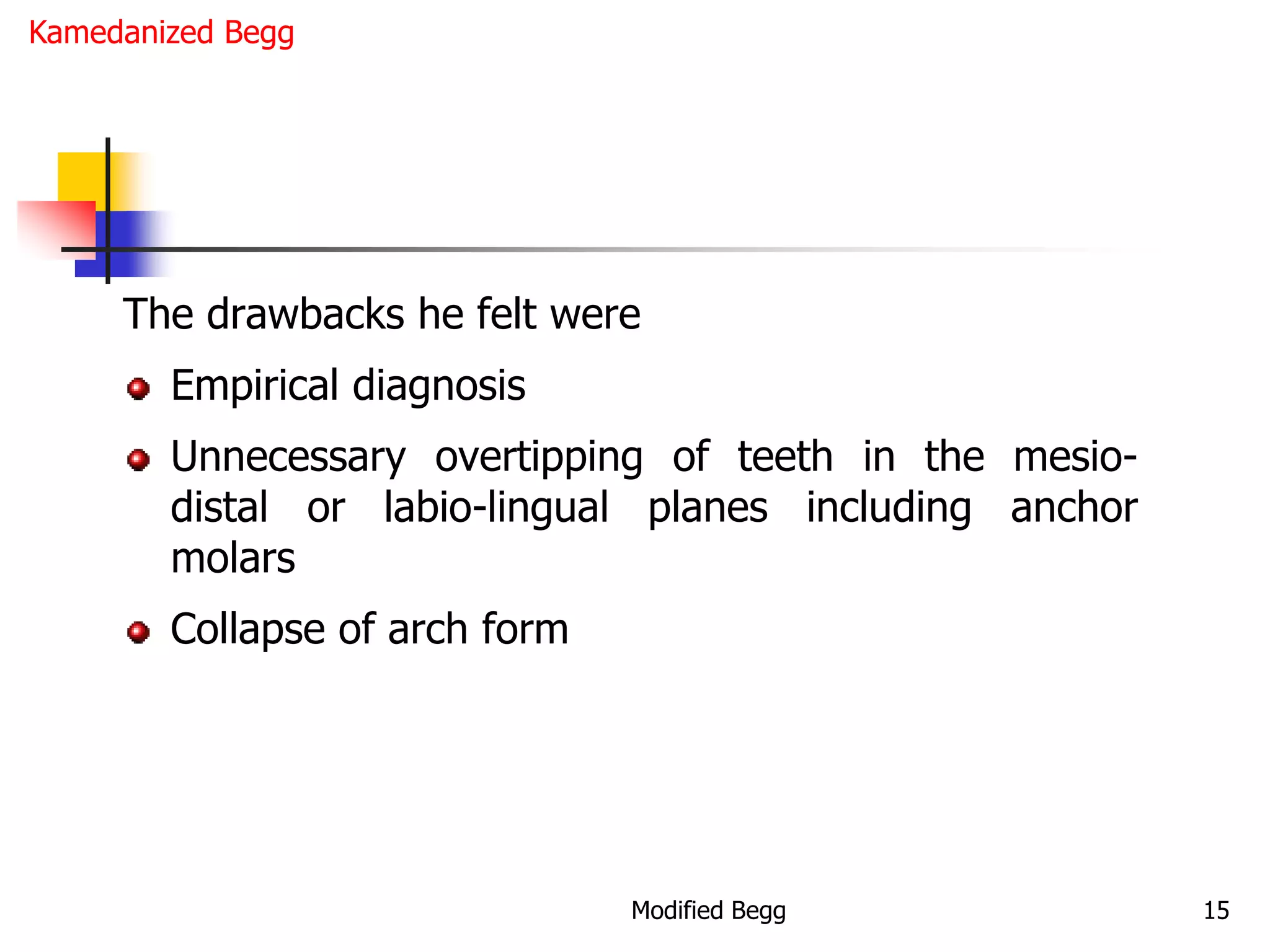 Modified begg orthodontics | PPT