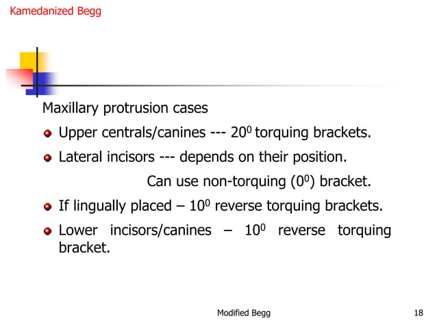 Modified begg orthodontics | PPT