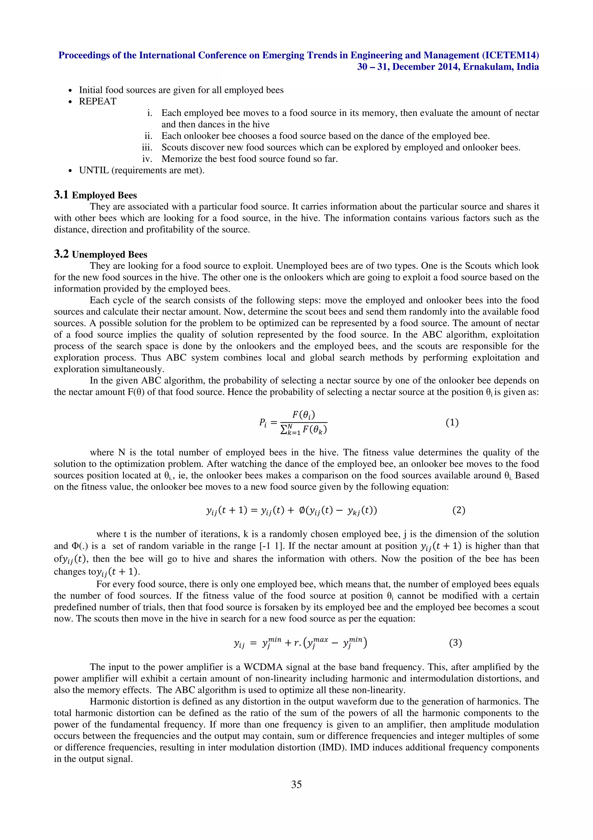 Modified cann model linearization using abc algorithm | PDF