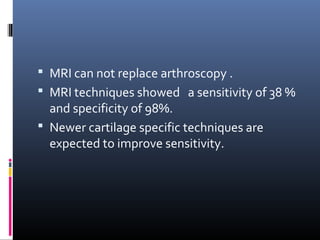 Cartilage imaging simplified | PPT