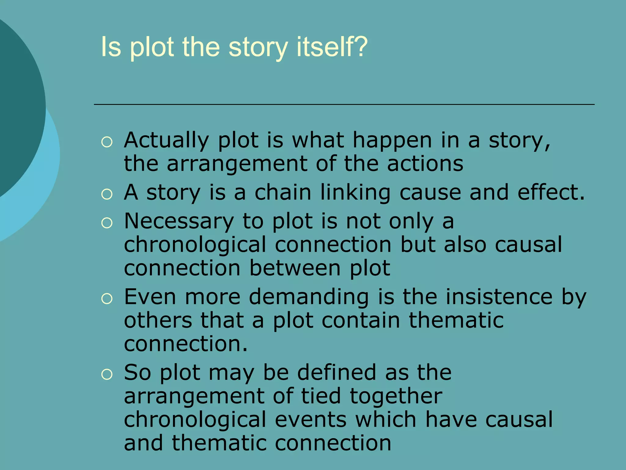 Plot Plot Structure And Types Of Plot Ppt 