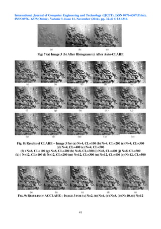 Modified clahe an adaptive algorithm for contrast enhancement of aerial ...