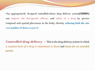 Modified Drug Delivery System.pdf | Pharmaceutical Industry | Industries