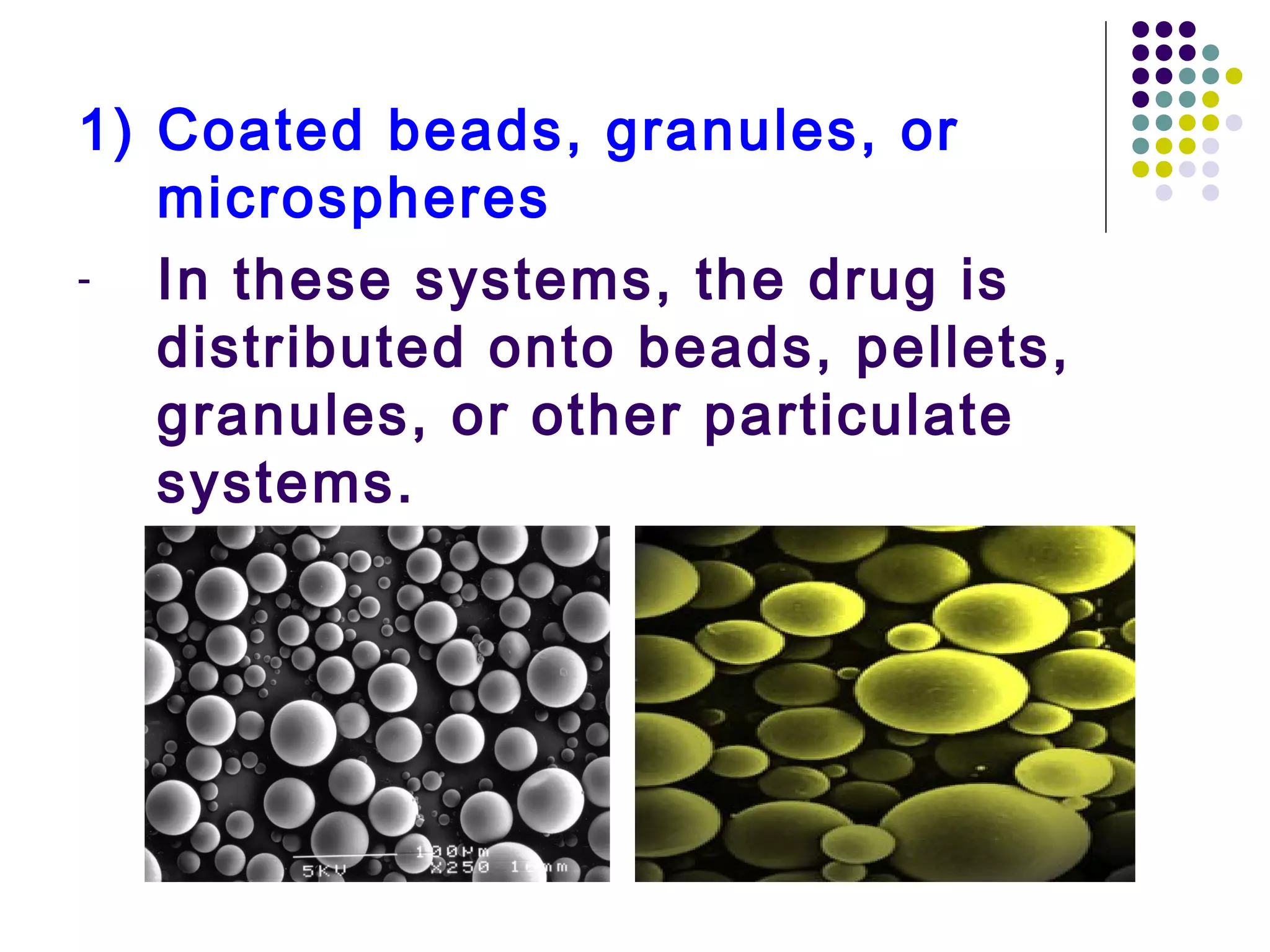 Modified drug release - Pharmaceutics | PPT
