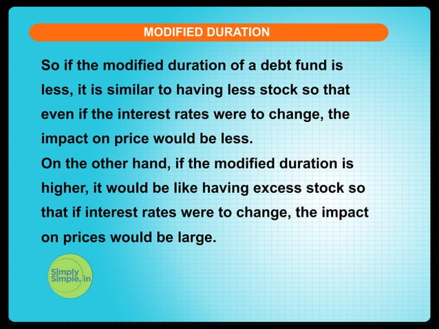 Modified Duration | PDF