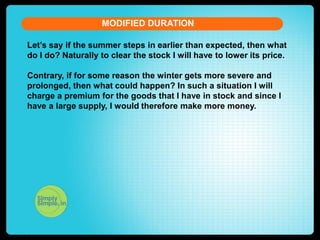 Modified duration new | PDF