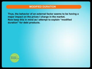 Modified duration new | PDF