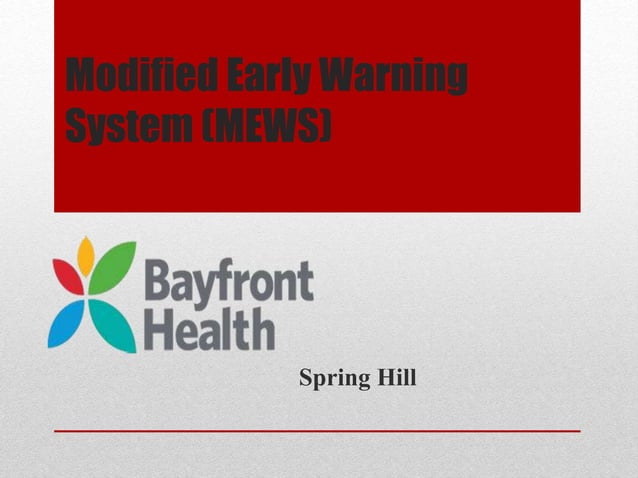 Modified early warning system 362017 | PPTX