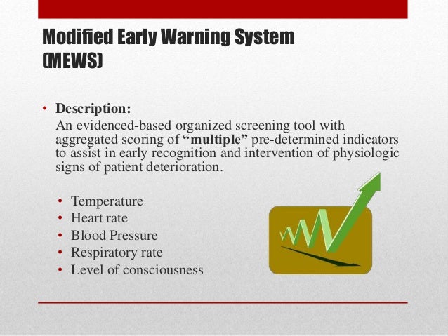 Modified early warning system 362017