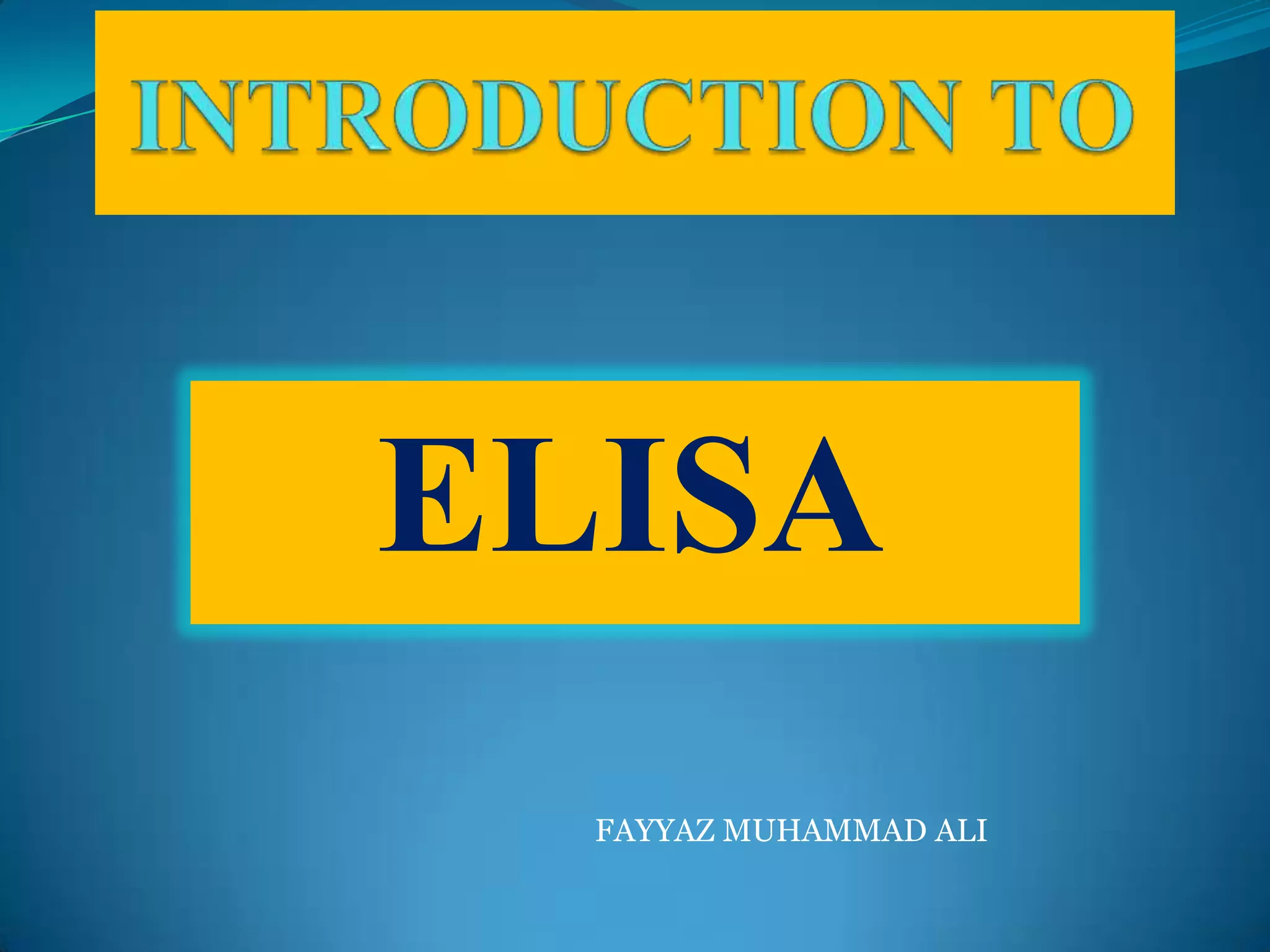Modified elisa | PPT