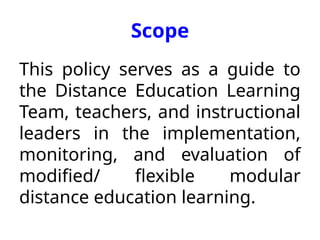 Modified_Flexible_Modular_Distance_Learning_Policy.pptx