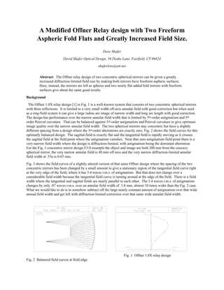 Modified freeform offner, august 11, 2021 | PDF | Physics | Science