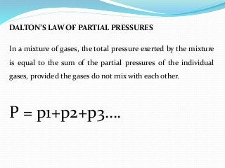 Modified gas laws | PPTX