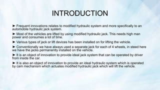 modified Hydraulic jack.pptx. on lifted jack | PPTX