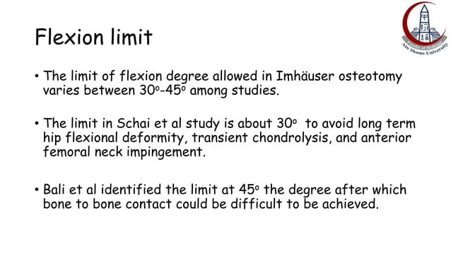 Modified imhauser osteotomy | PPTX