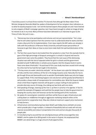 Modified India | PDF