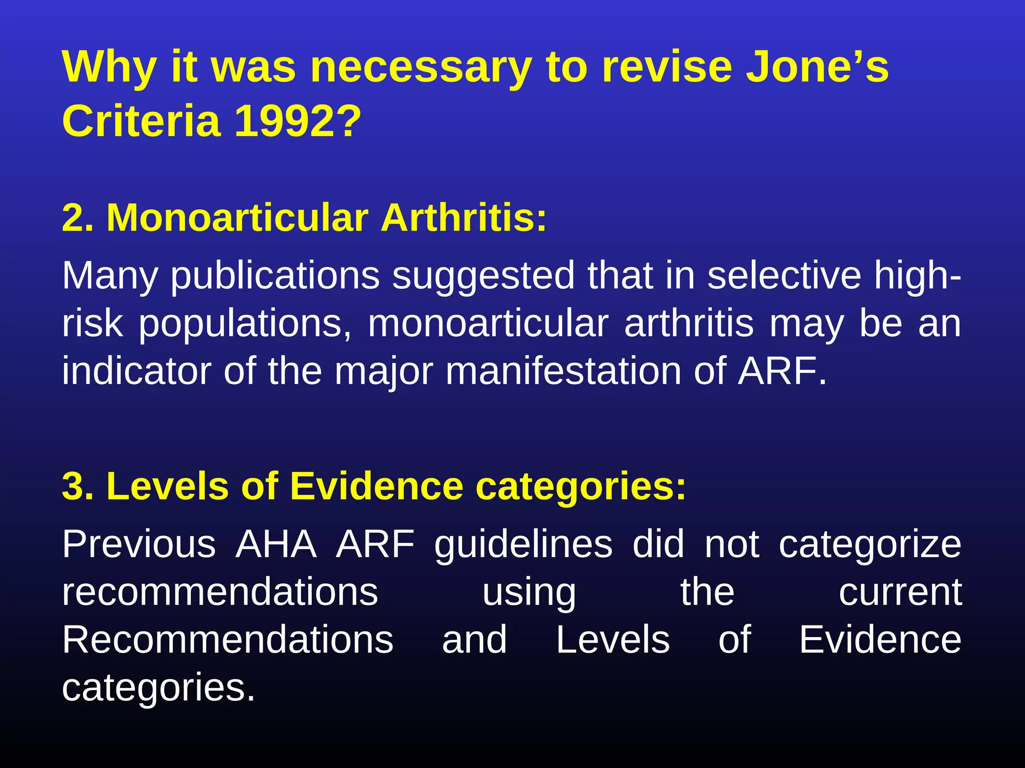 Modified Jones Criteria in the era of Echo | PDF