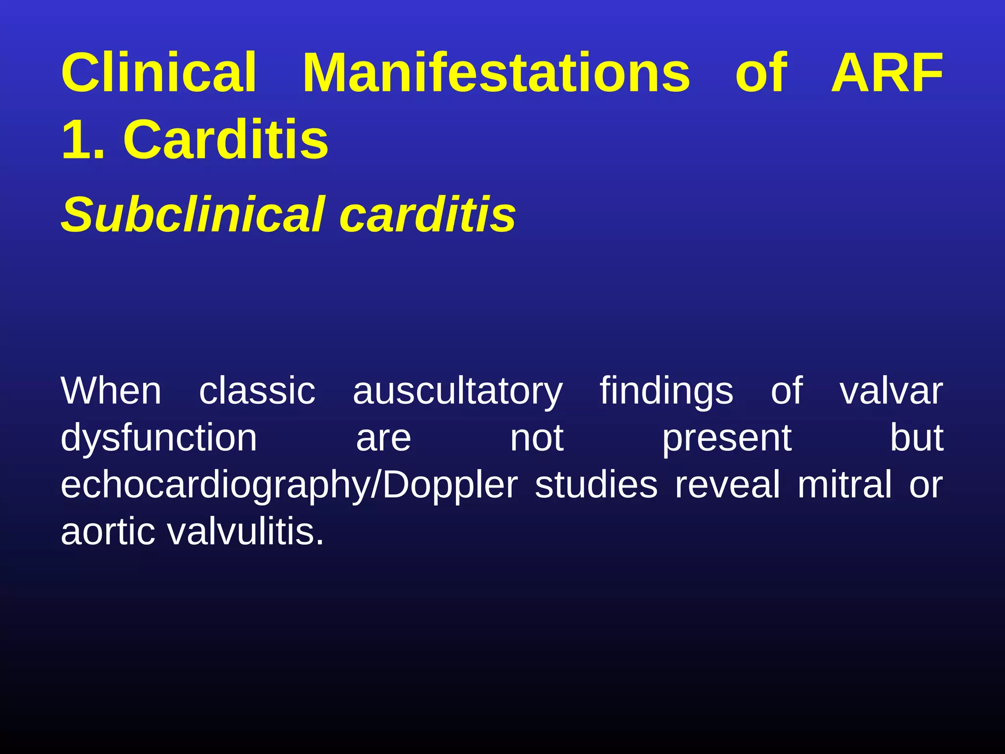 Modified Jones Criteria in the era of Echo | PDF