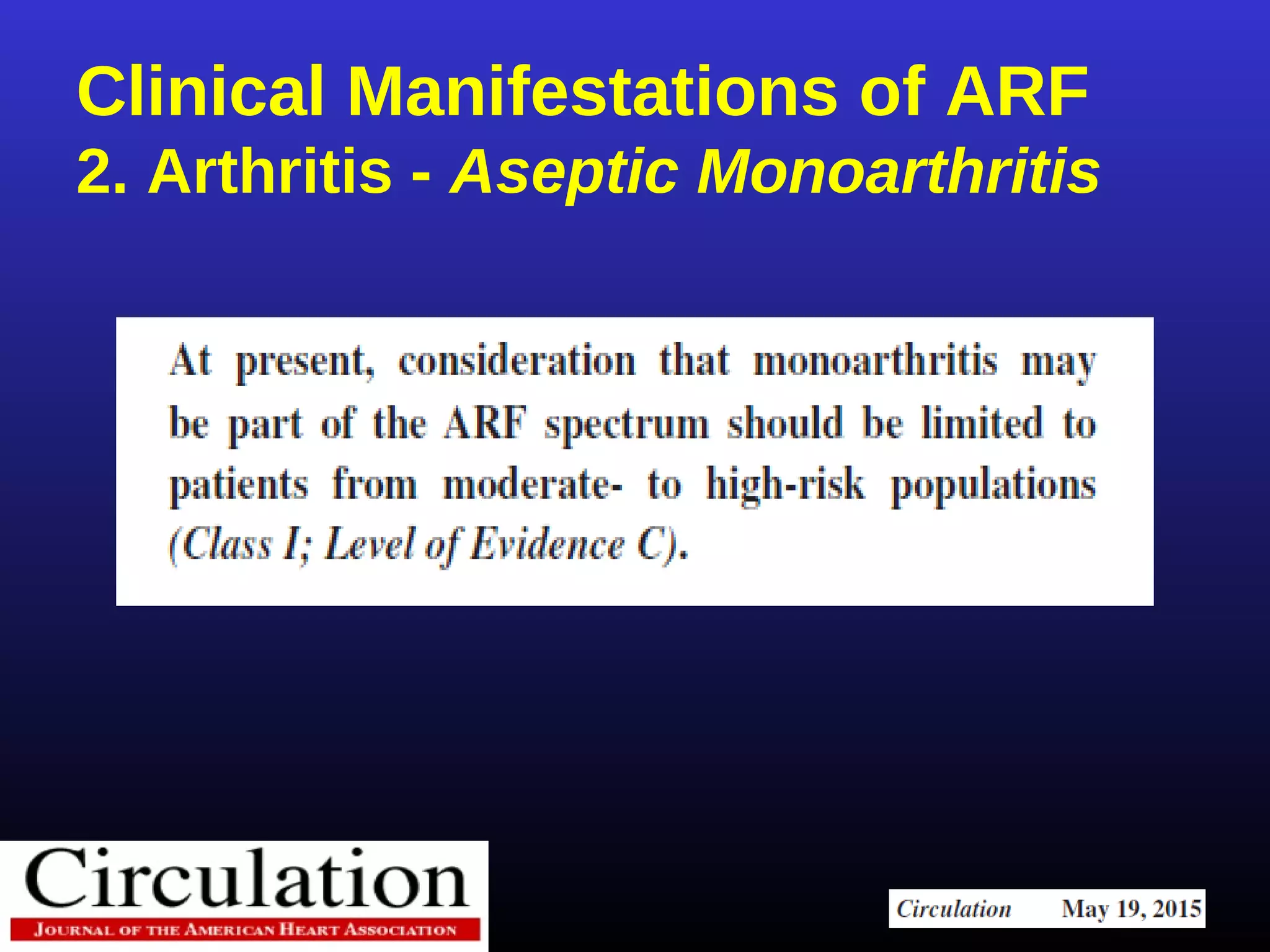 Modified Jones Criteria in the era of Echo | PDF