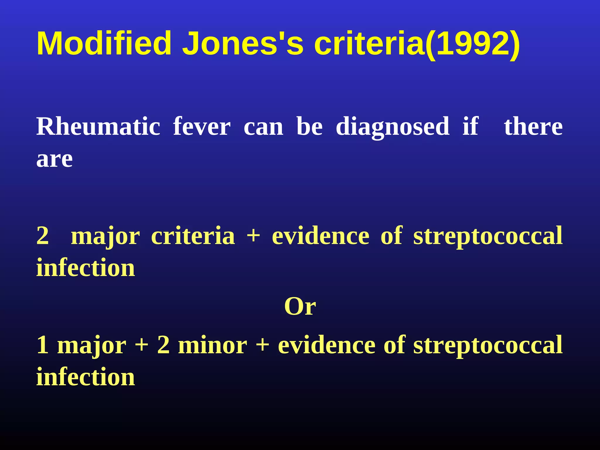 Modified Jones Criteria in the era of Echo | PDF