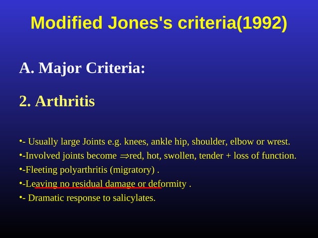 Modified Jones Criteria in the era of Echo | PDF | Heart and ...