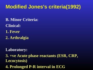 Modified Jones Criteria in the era of Echo | PDF