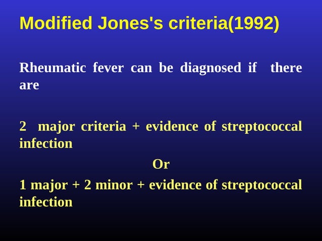 Modified Jones Criteria in the era of Echo | PDF | Heart and ...