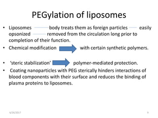Modified liposomes | PPT