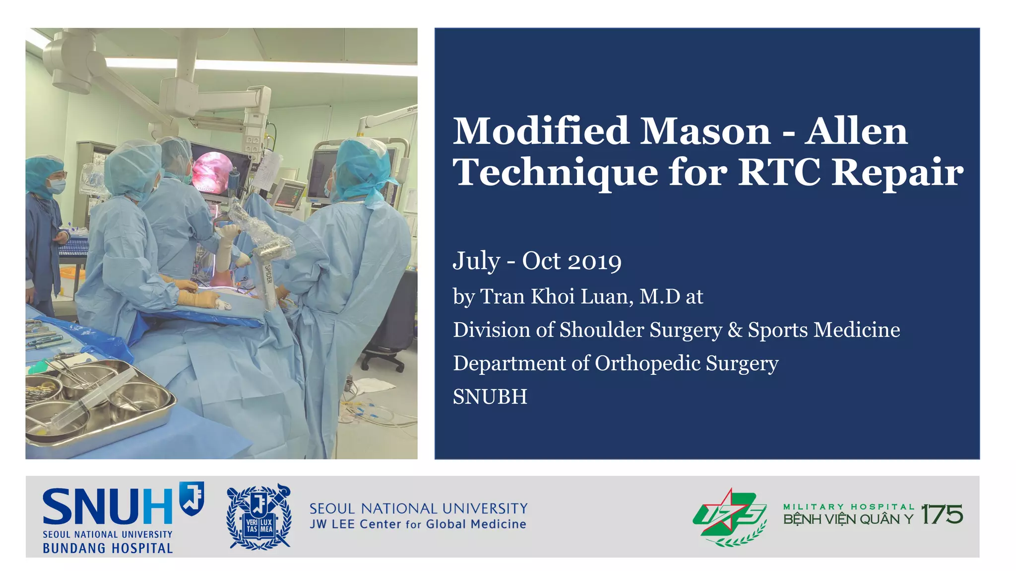 Modified Mason-Allen Technique For Rotator Cuff Repair | PDF