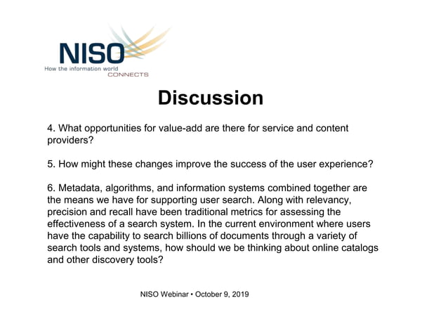 Carpenter, "Value-Add to Cataloging: Efficiency and Effectiveness ...