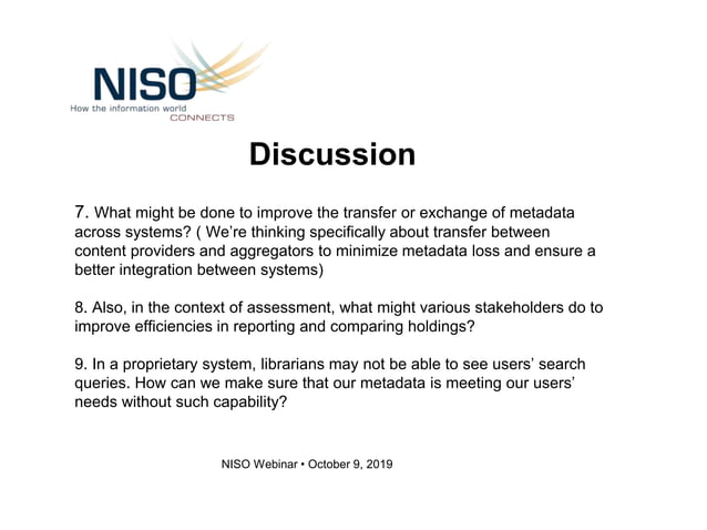 Carpenter, "Value-Add to Cataloging: Efficiency and Effectiveness ...