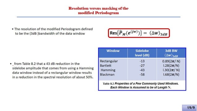Modified periodogram and bartlett method.omar