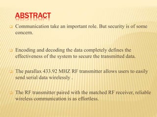 Secure Data Transmission | PPTX