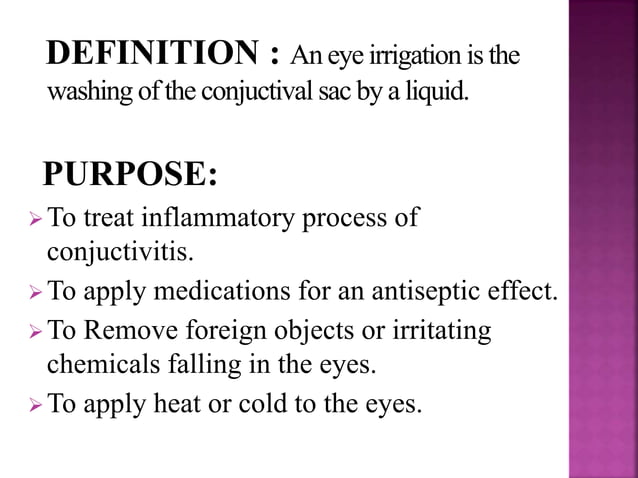 instillation and irrigation of eye,ear.nose | Eye and Vision Conditions ...