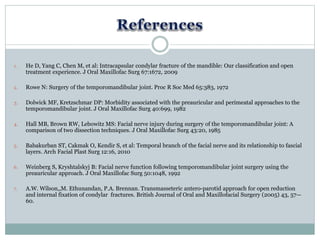 Modified preauricular approach for treating intracapsular condylar ...
