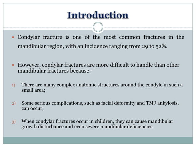 Modified preauricular approach for treating intracapsular condylar ...