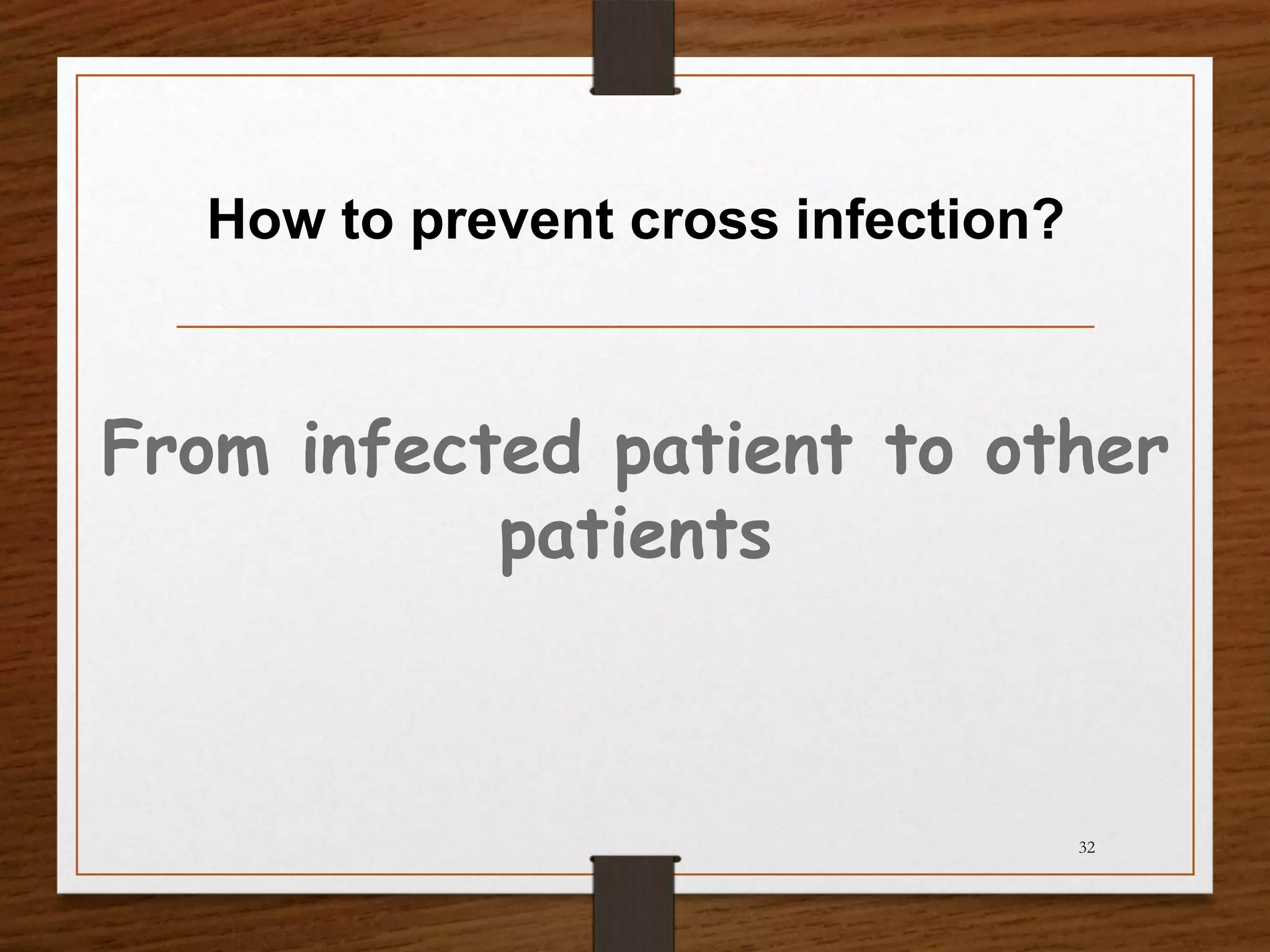 Infection Control In Dentistry | PPTX
