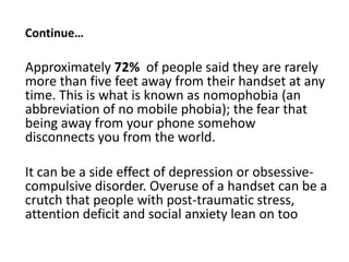 smartphone addiction | PPTX