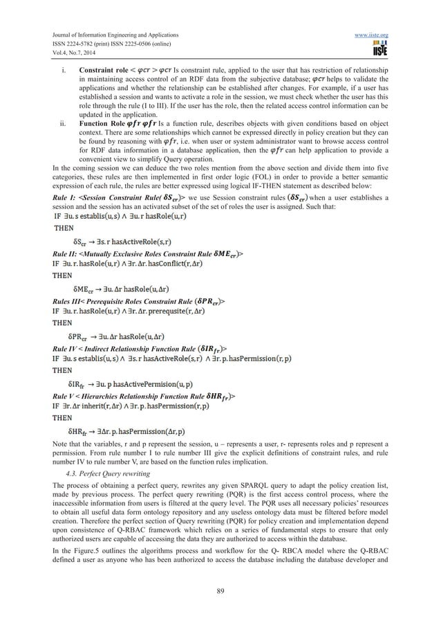 Modified query roles based access | PDF