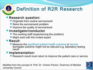 Modified R2R slides | PPT