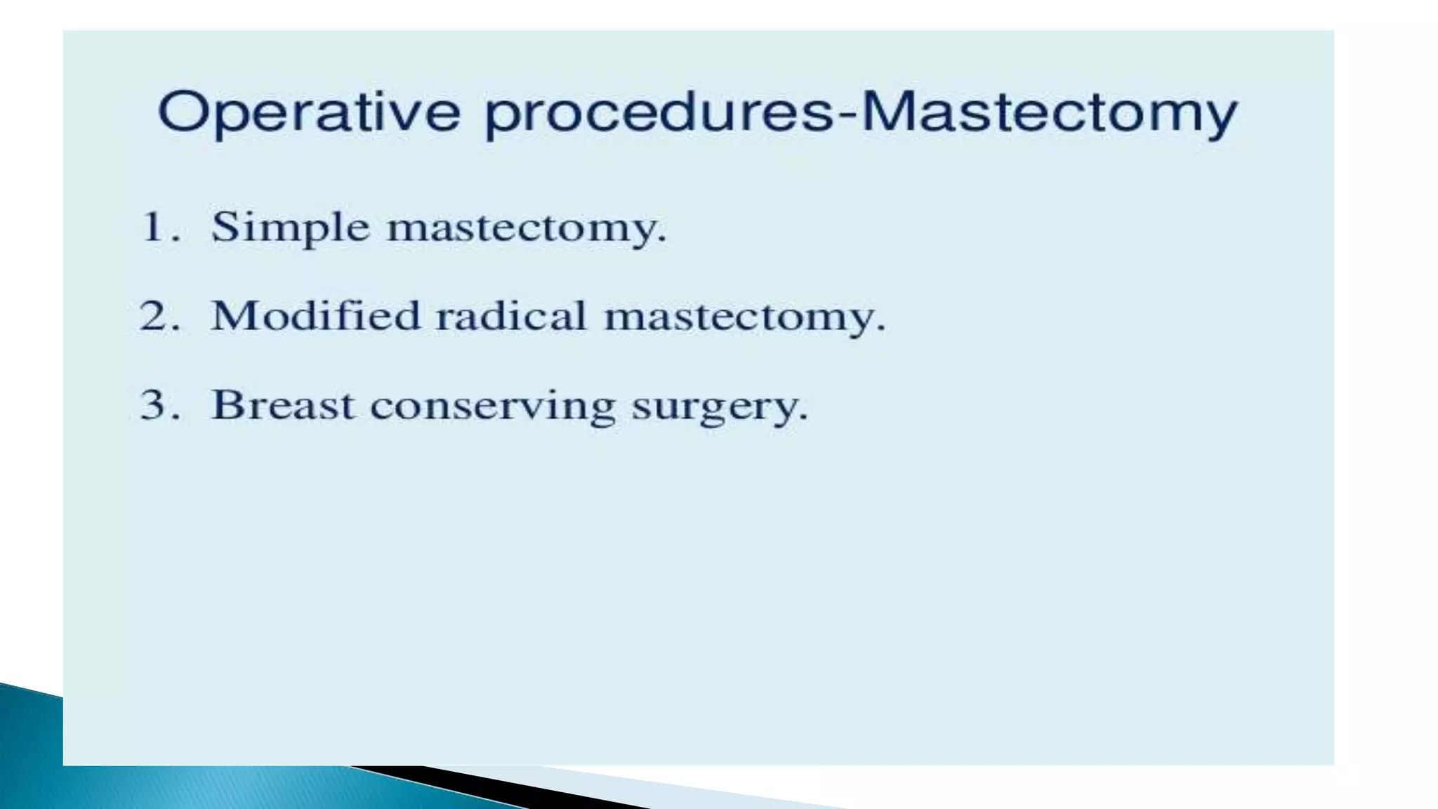 Modified radical mastectomy | PPTX